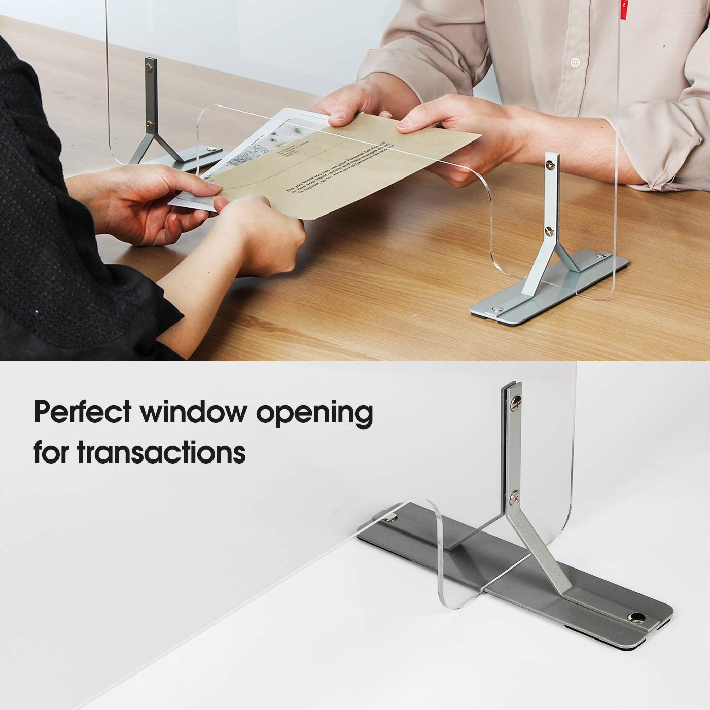 23.6x 23.6 J JACKCUBE DESIGN Sneeze Guard for Countertop Plexiglass ...
