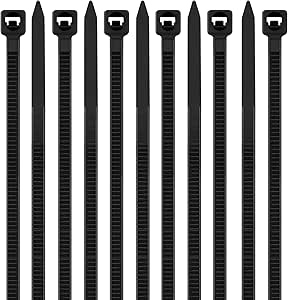 Viuxule 6 inch Cable Ties 100pcs, 3.6x150 mm Zip Ties, Industrial Nylon ...