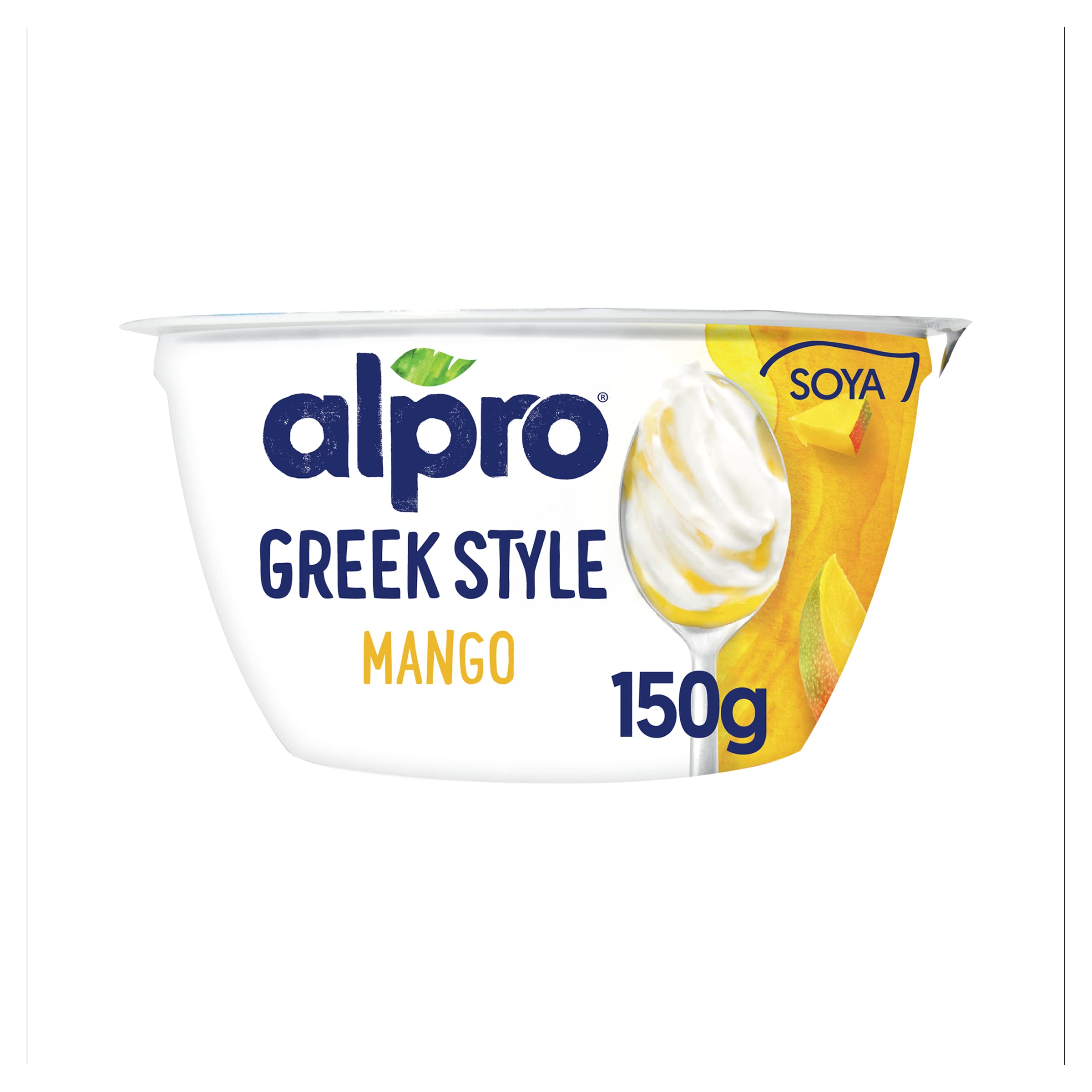 Buy Alpro Greek Style Mango, Plant-Based & Soya Yoghurt Alternative ...