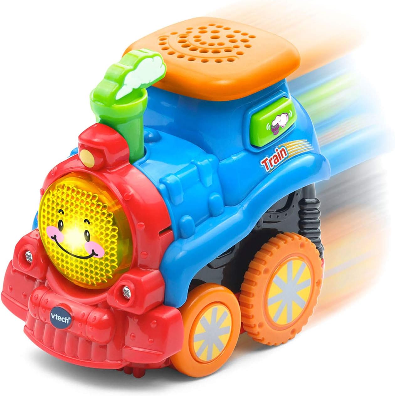 Amazon.com: VTech Go! Go! Smart Wheels Press and Race Train, Multicolor ...