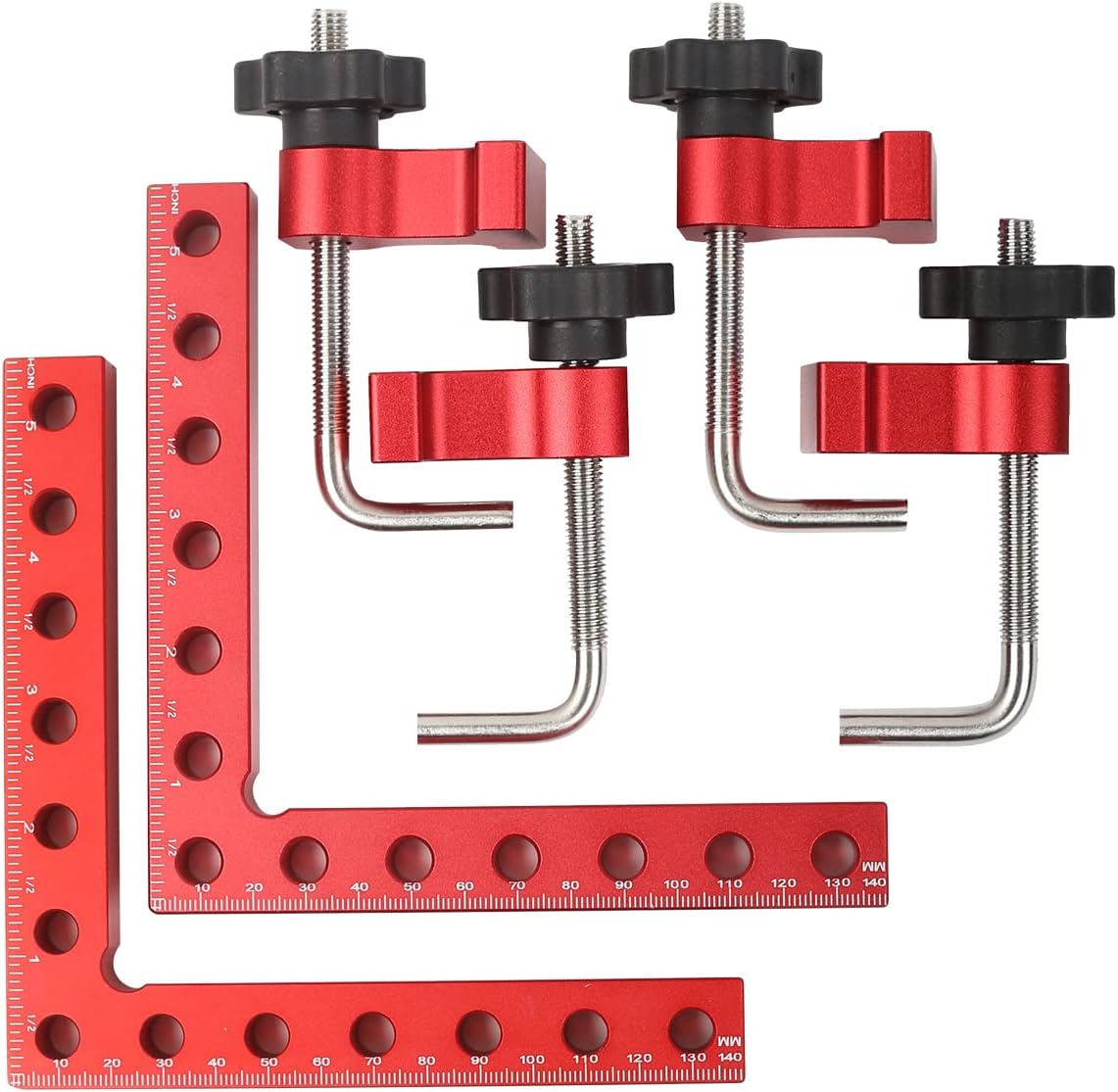 megarte Corner Clamps Right Angle Clamp - 5.5'' x Clamping Squares 90 ...