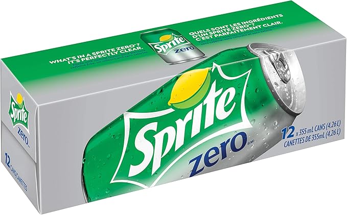 Sprite Zero, 355mL Cans, Pack of 12 : Amazon.ca: Grocery & Gourmet Food