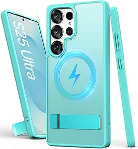 Amazon.com: SIXBOX for Samsung Galaxy S25 Ultra Case with Stand Compatible with MagSafe ...