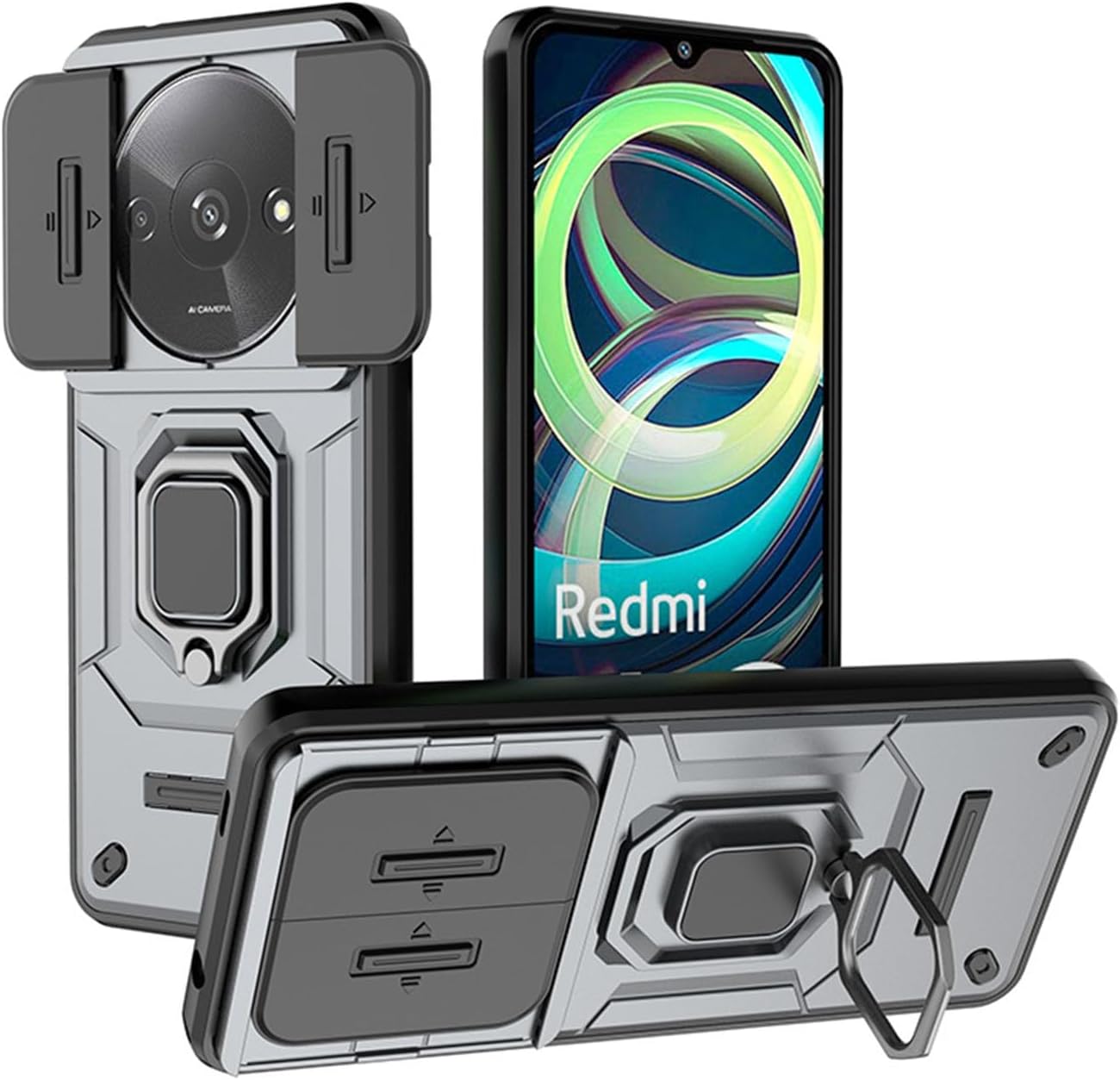 BORYA Coque pour Xiaomi Redmi A3 4G, Antichoc Prime Silicone Souple TPU ...