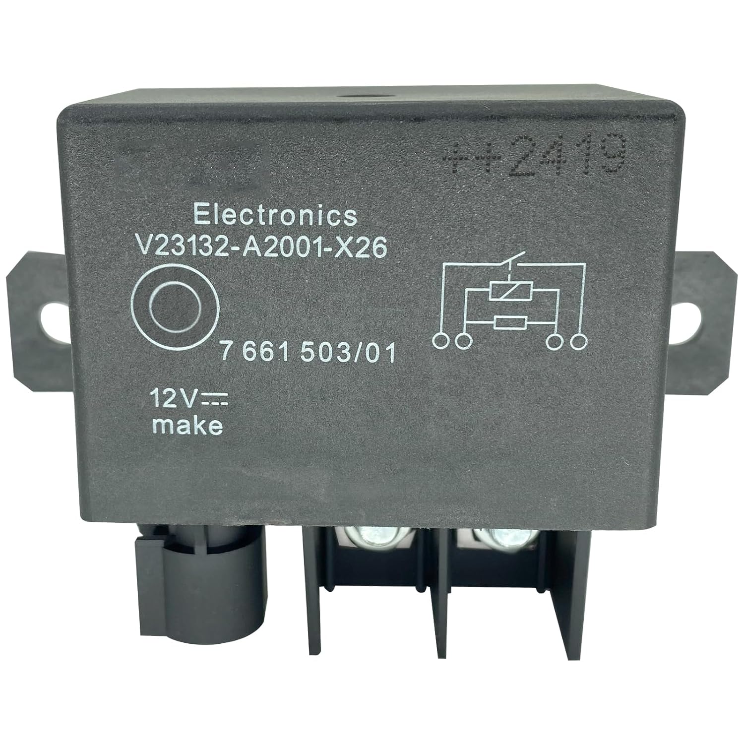 Amazon.com: 1-Pack V23132-A2001-X26 Relay – 12V 100A SPST Starter Relay ...