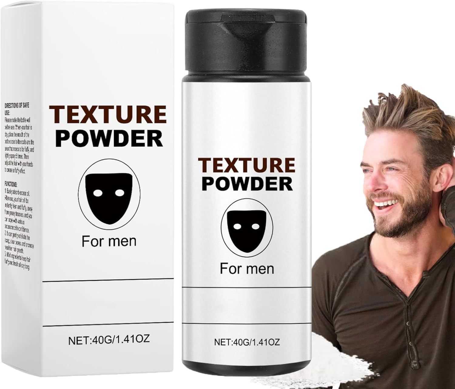 Poudre Coiffante Homme - 30g Volume Des Cheveux, Texturisante, Matte ...