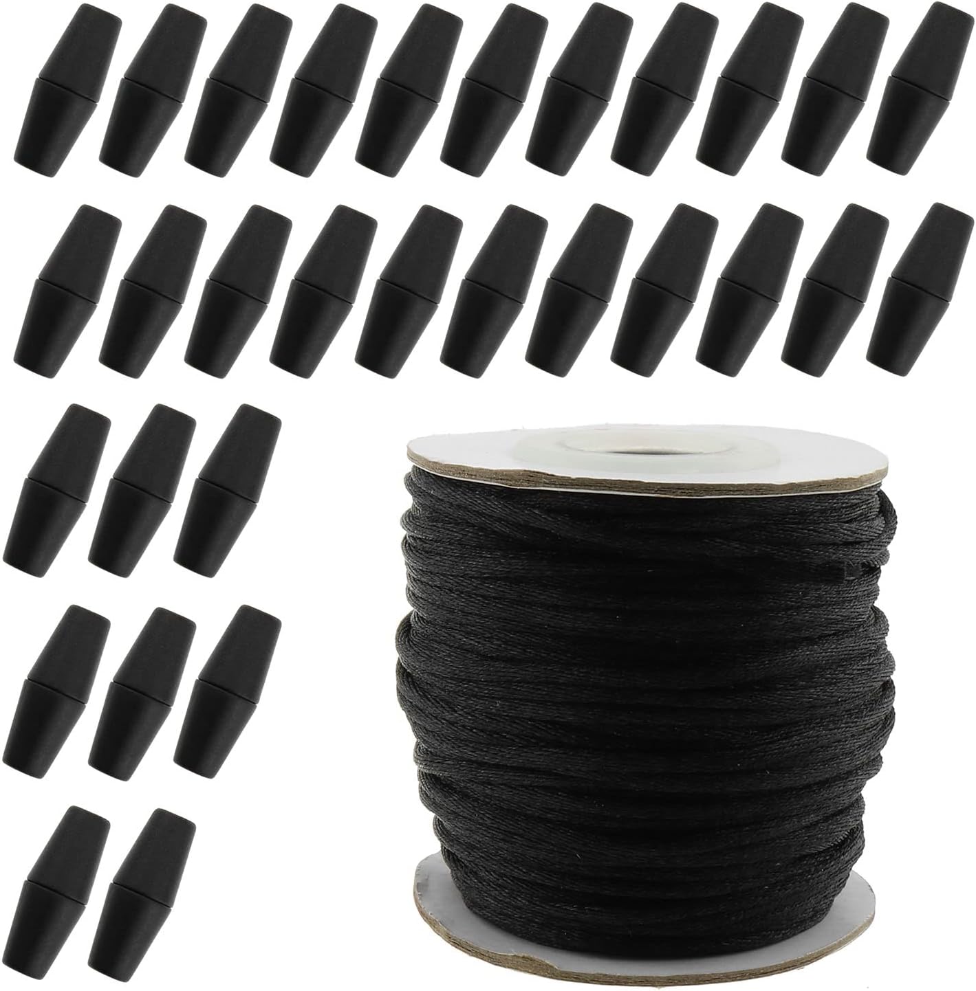 Amazon.com: MEETOOT 30 Set Plastic Barrel Connectors with 35m 2mm Nylon ...