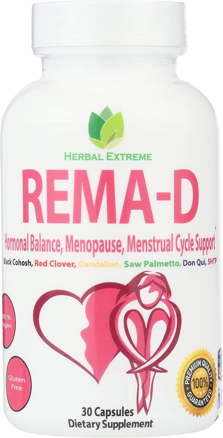 Amazon.com: Rema D Hormonal Balance, Menopause and Menstrual Cycle ...