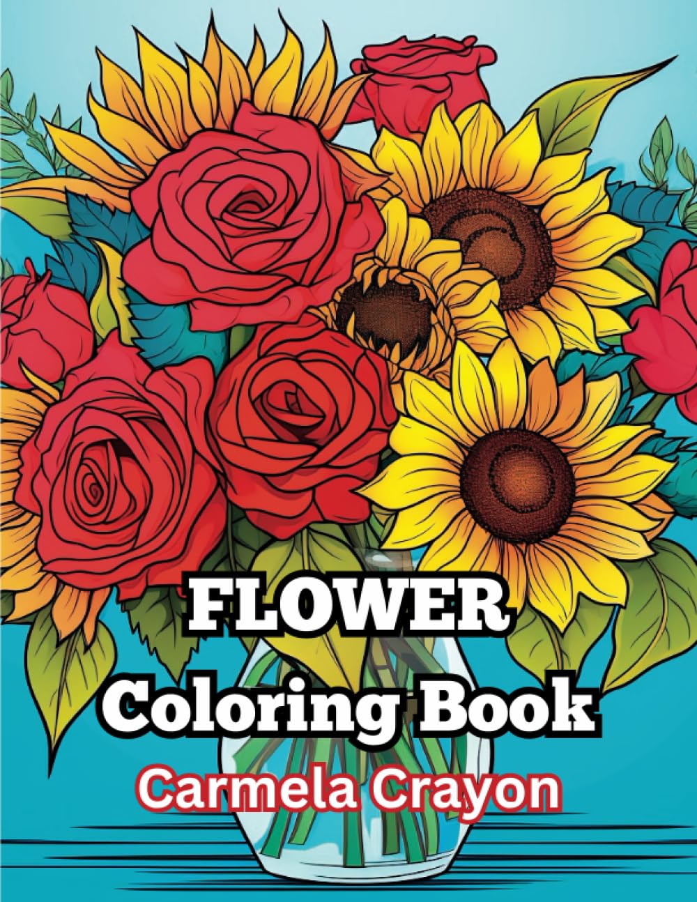 Amazon.com: Flower Coloring Book: A Relaxing Journey Exploring the ...