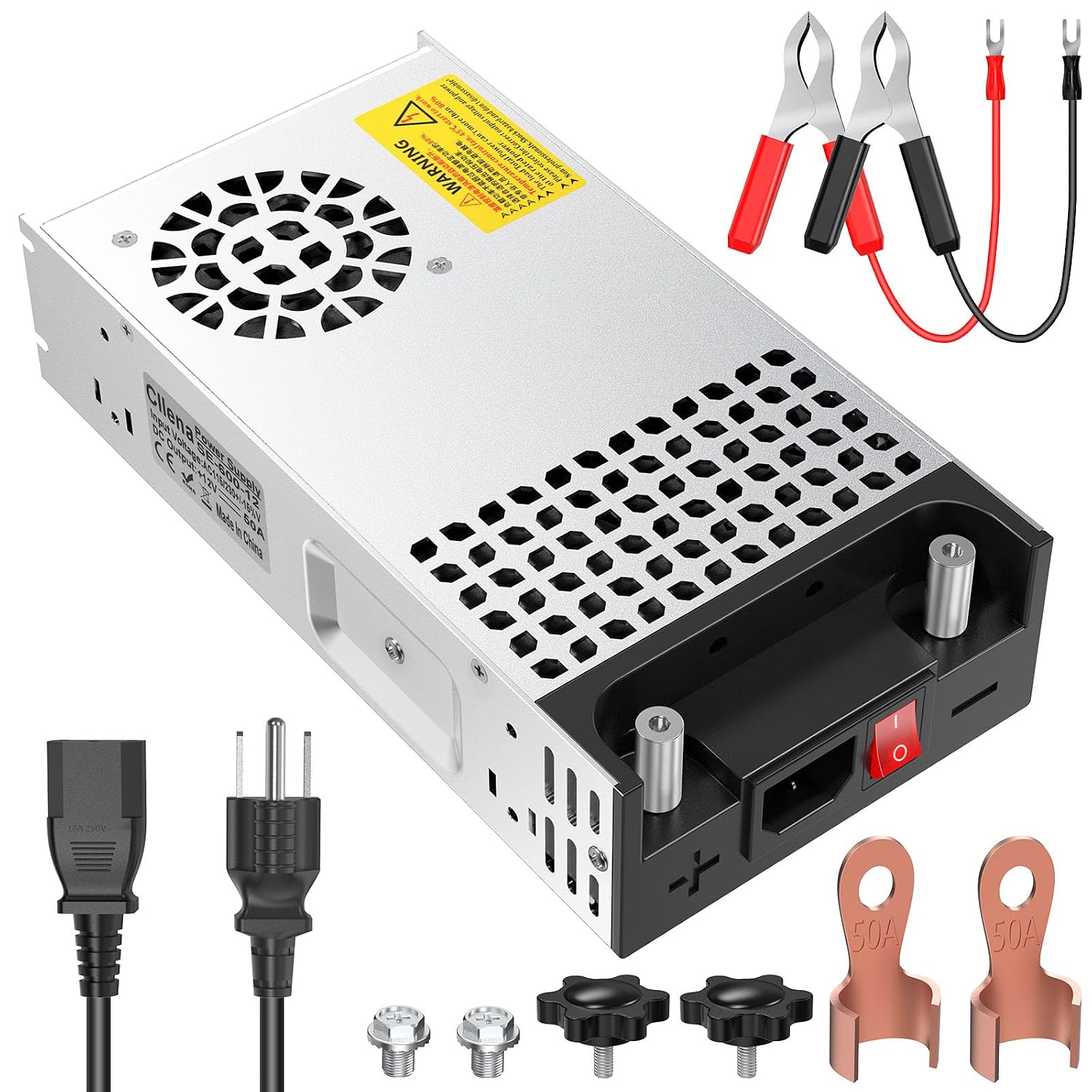 Cllena Convertidor de CA a CC, convertidor de 110 V CA a 12 V CC ...