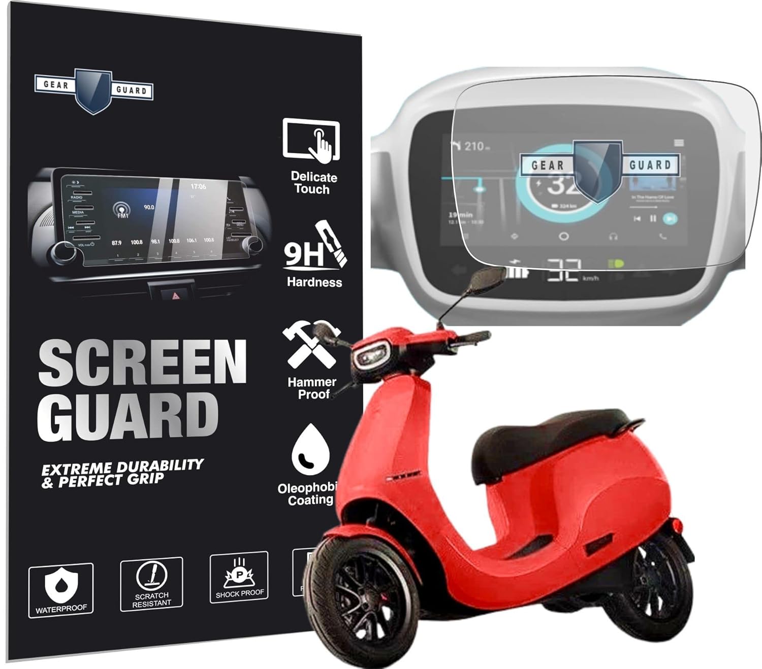 RGY [1-Pack] Ola S1 And Ola S1 Pro Screen Protector 9H Hardness Touch ...