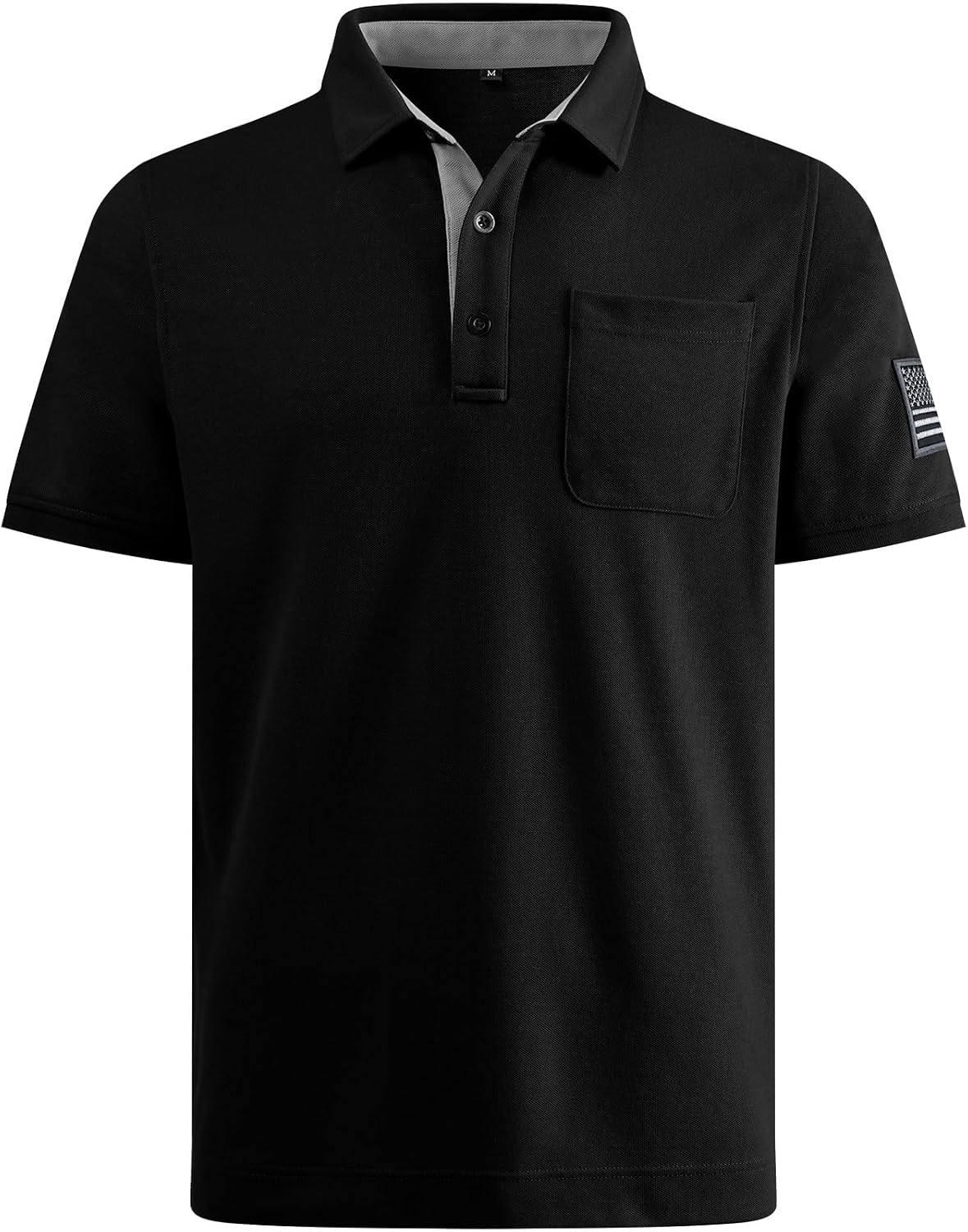 MUSCLEOUBA Men's Tactical Polo Shirts Outdoor Performance Dry Fit ...