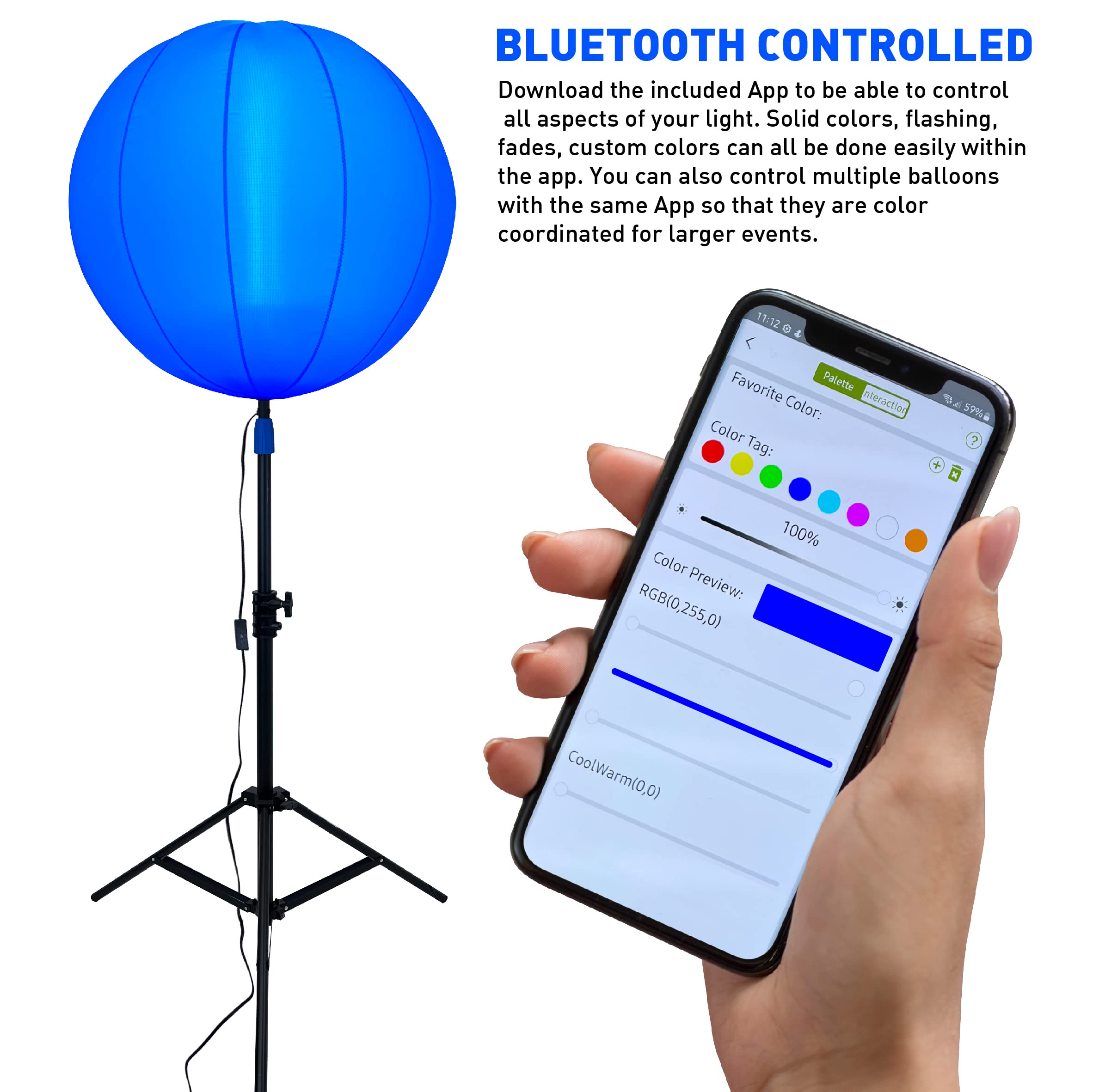 Inflatable Construction Lights 200W Portable Inflatable LED Light