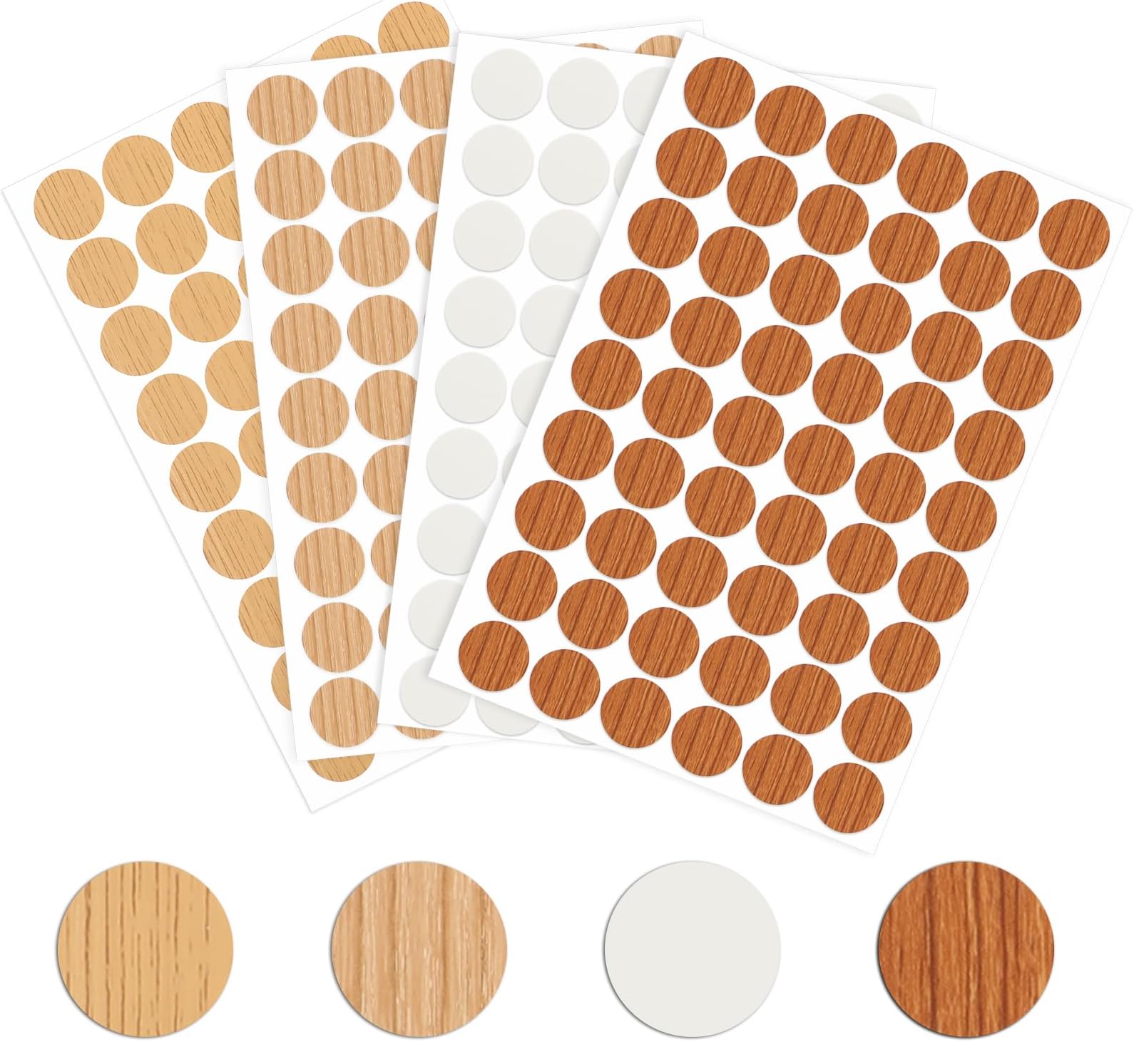 Amazon.com: Giantree 216Pcs Self-Adhesive Screw Hole Stickers, 0.83 ...