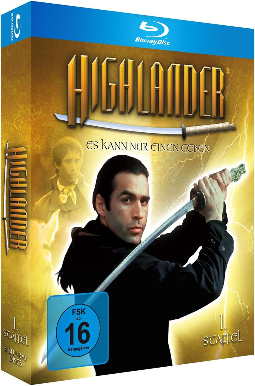Highlander: Staffel 1 (Box Set) [Blu-Ray] [Import]: DVD et Blu-ray ...