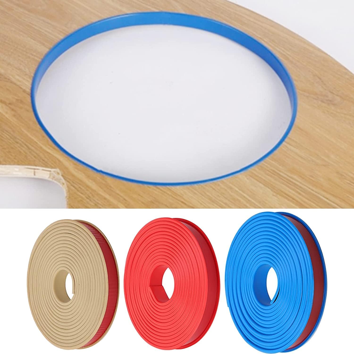 U-Shape Furniture Edge Banding 5M Self Adhesive TPE Flexible Edge ...