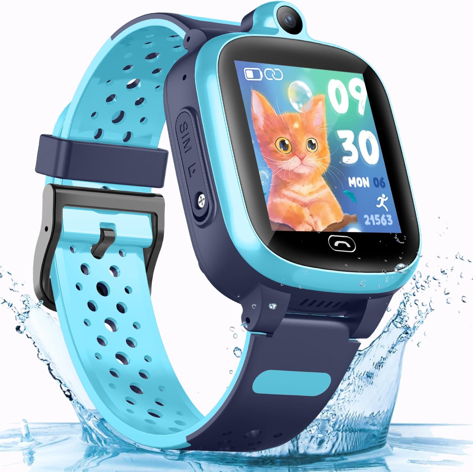 4G GPS Smart watch for kids Worldwide Real time tracking Anti-Lost Kid ...