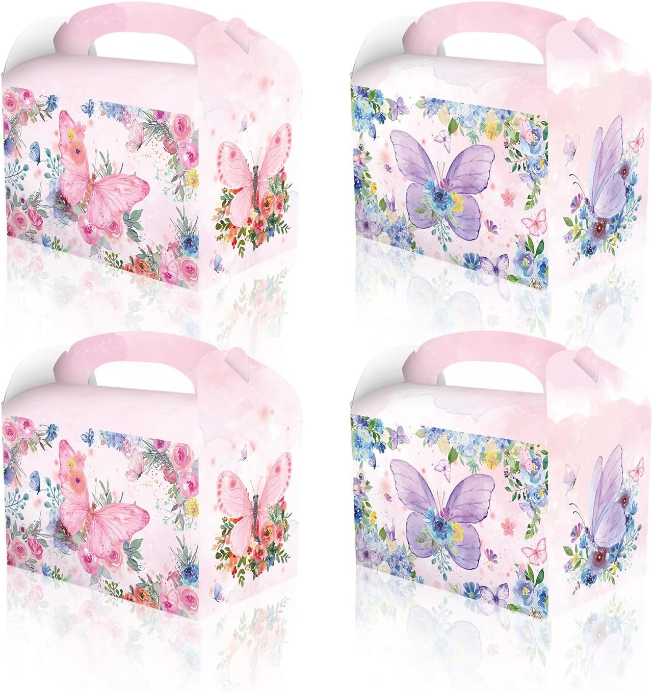 Amazon.com: 12 Pcs Spring Summer Butterfly Day Treat Gift Boxes ...