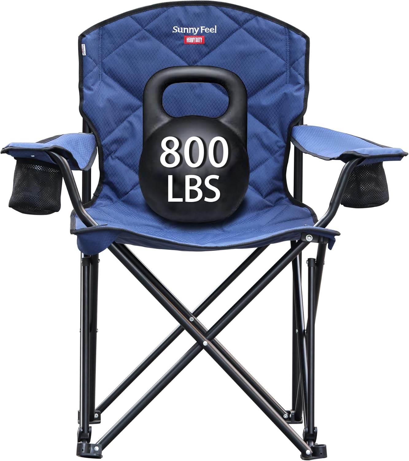Amazon.com: Sunnyfeel XXL Oversized Camping Chair Heavy Duty 800 LBS ...