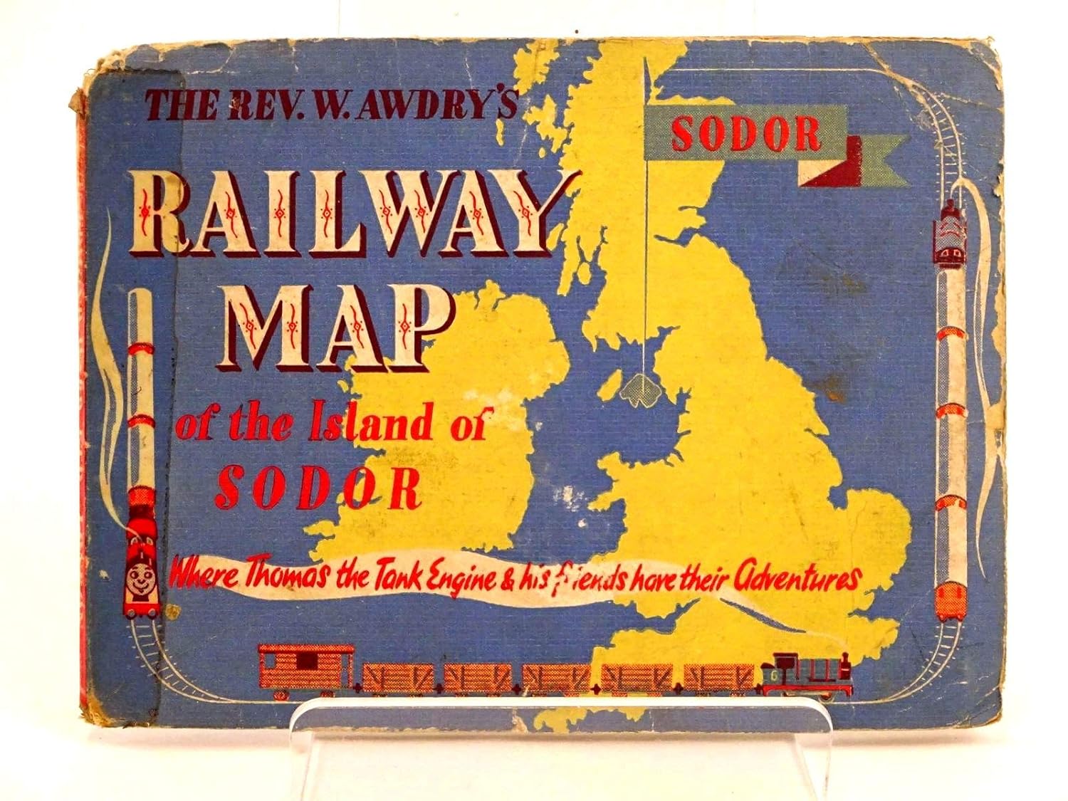 Railway map of the Island of Sodor, where Thomas the Tank Engine & his ...