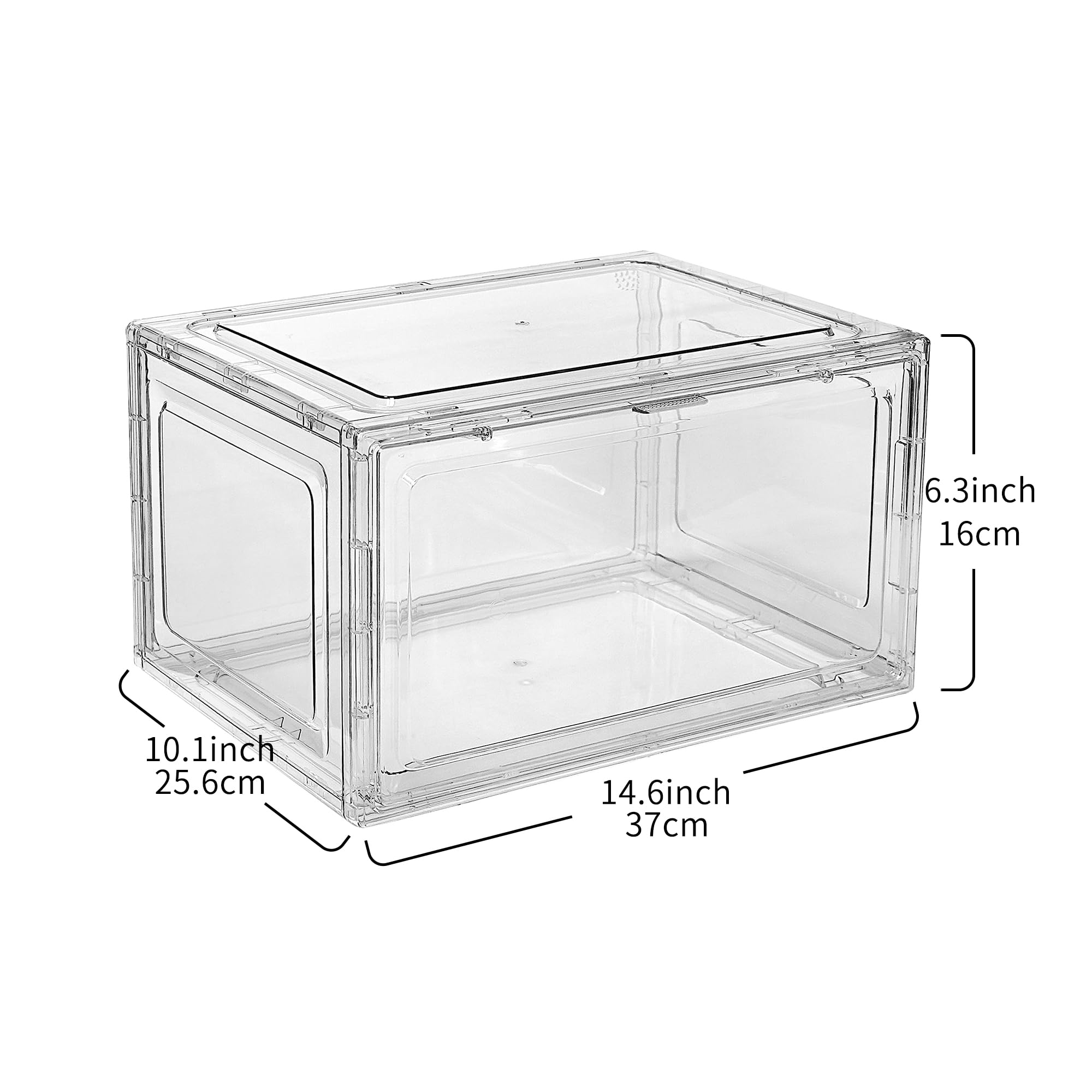 Snapklik.com : Cetomo Acrylic Shoe Box, Shoes Display Cabinet