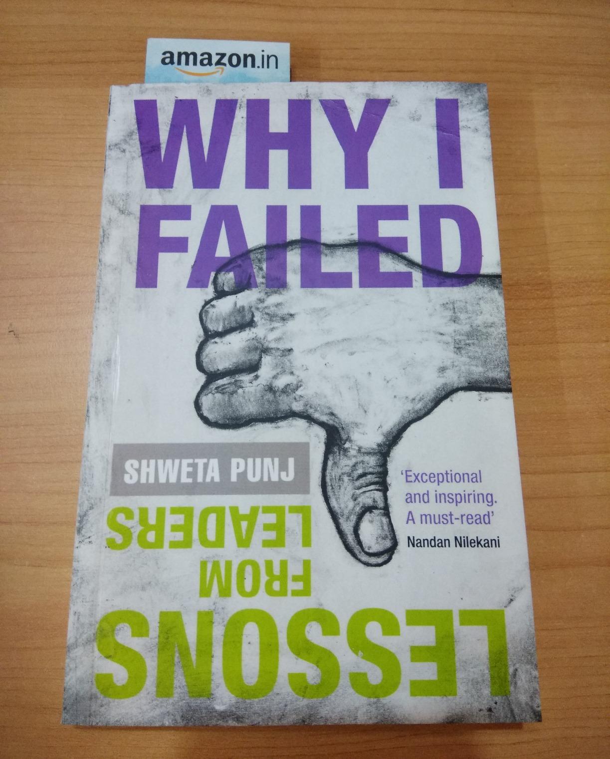 Why I Failed : Lessons from Leaders : Punj Shweta: Amazon.in: Books