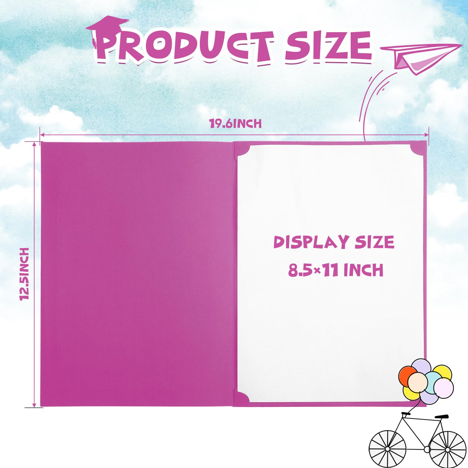 Snapklik.com : Fainne 120 Packs Certificate Holders, Diploma Cover ...