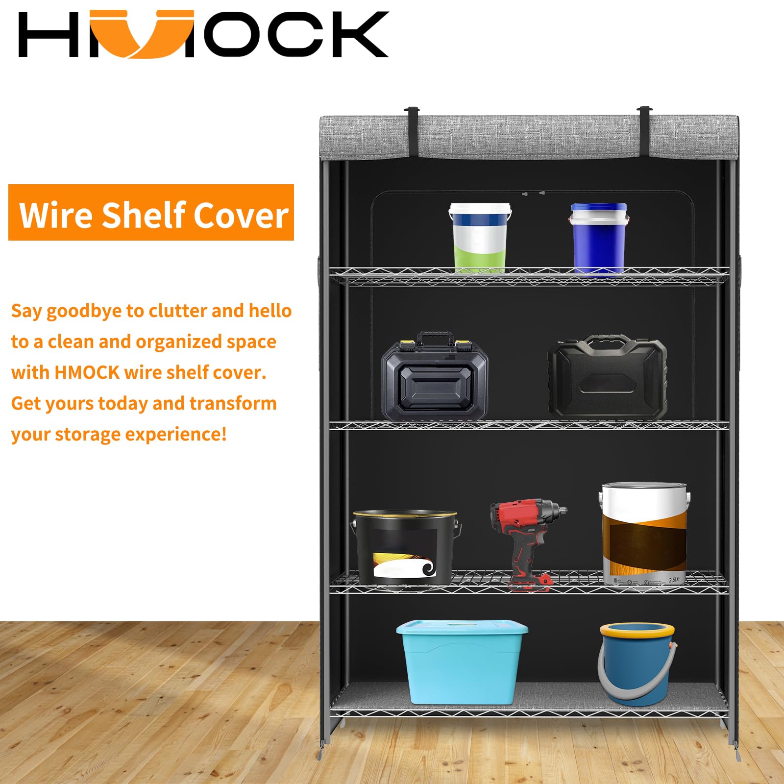 Snapklik.com : HMOCK Heavy Duty Waterproof Dustproof Shelf Covers For ...