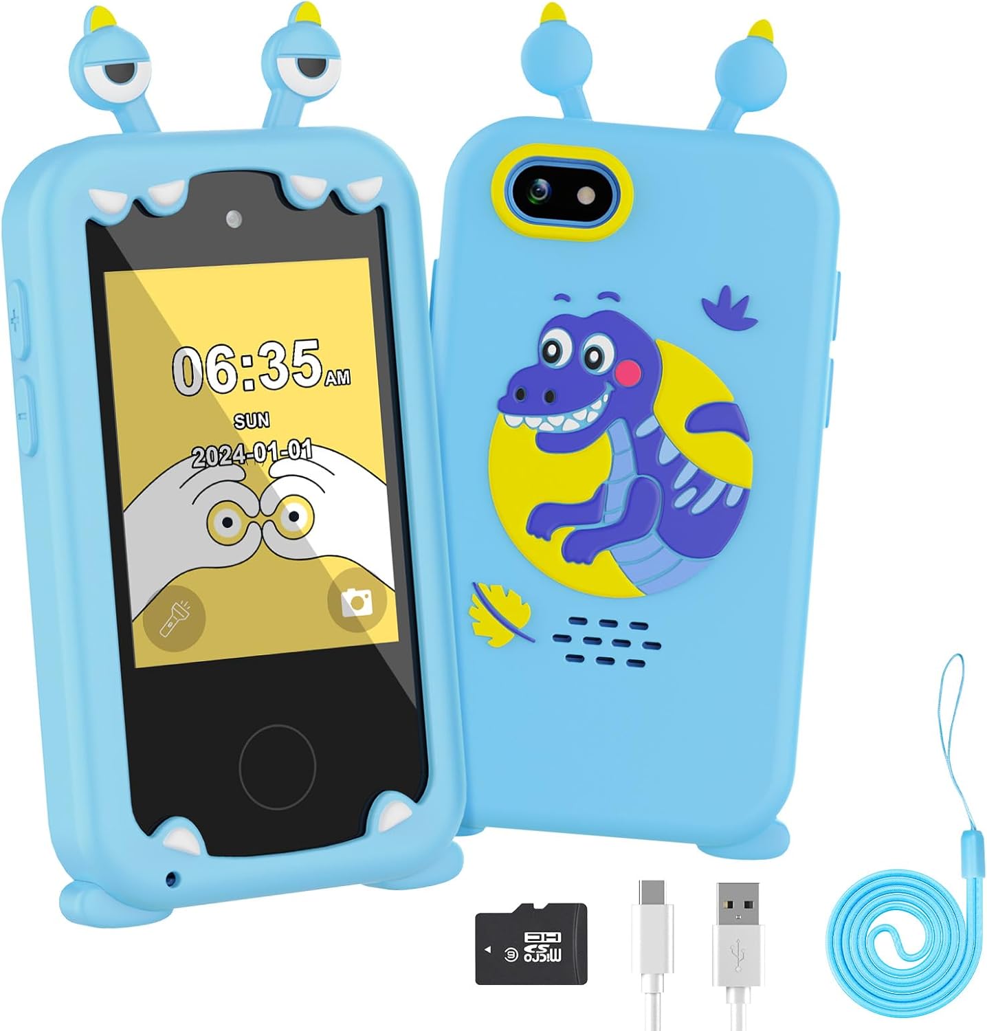 Amazon.com: Diswoe Kids Smart Phone for Boys and Girls 3 4 5 6 7 8 9 ...