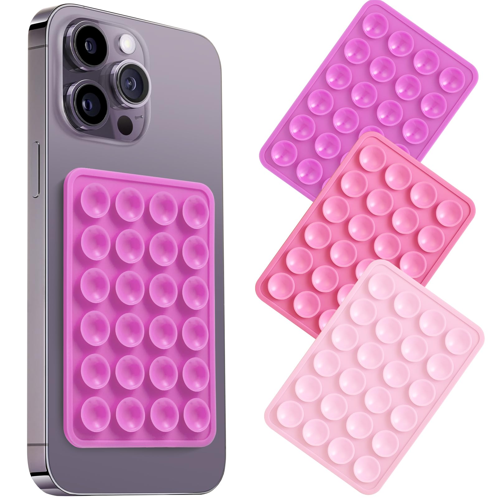 Amazon.com: Silicone Suction Phone Case Mount, Mobile Fidget Mirror ...