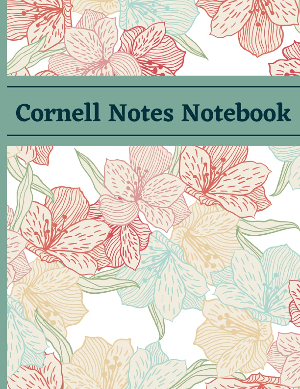 Cornell Notes Notebook: Cornell Note-Taking System Paper College Ruled ...