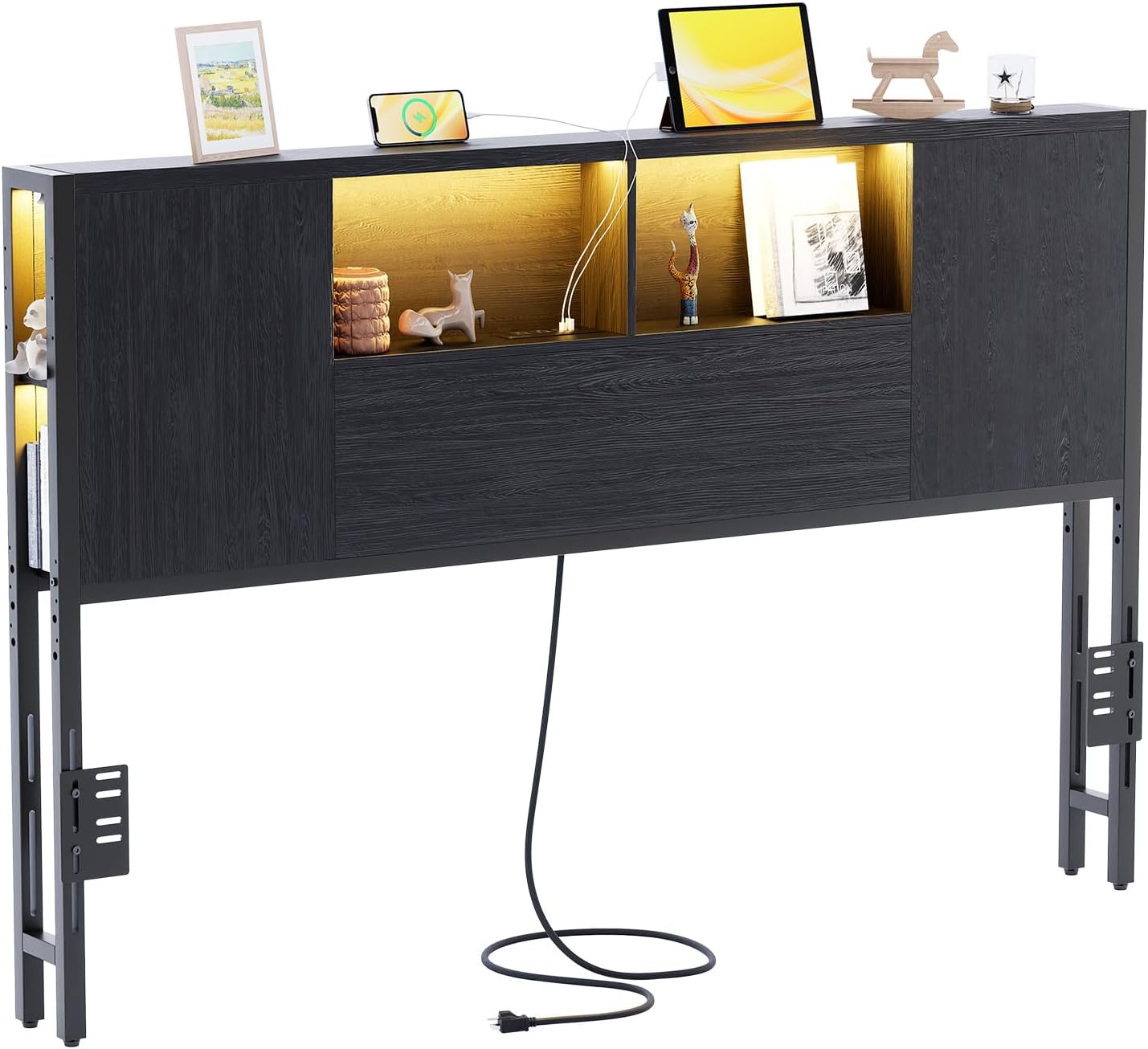 Amazon.com - YORKING LED Queen Size Headboard with 60,000 DIY Color of ...