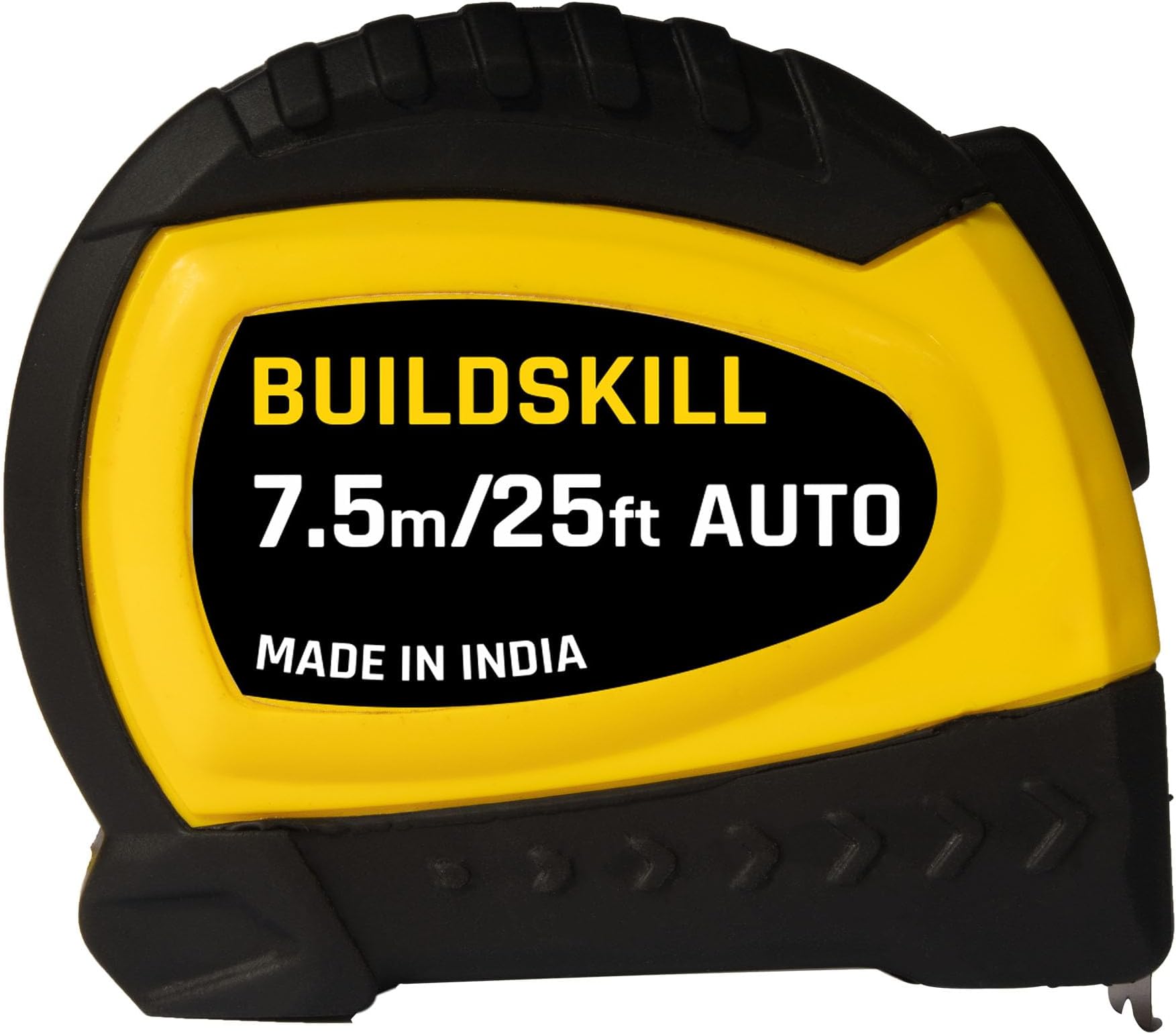 FREEMANS IKON 10m:25mm Steel Inchi Measuring Tape (Yellow & Black) with ...