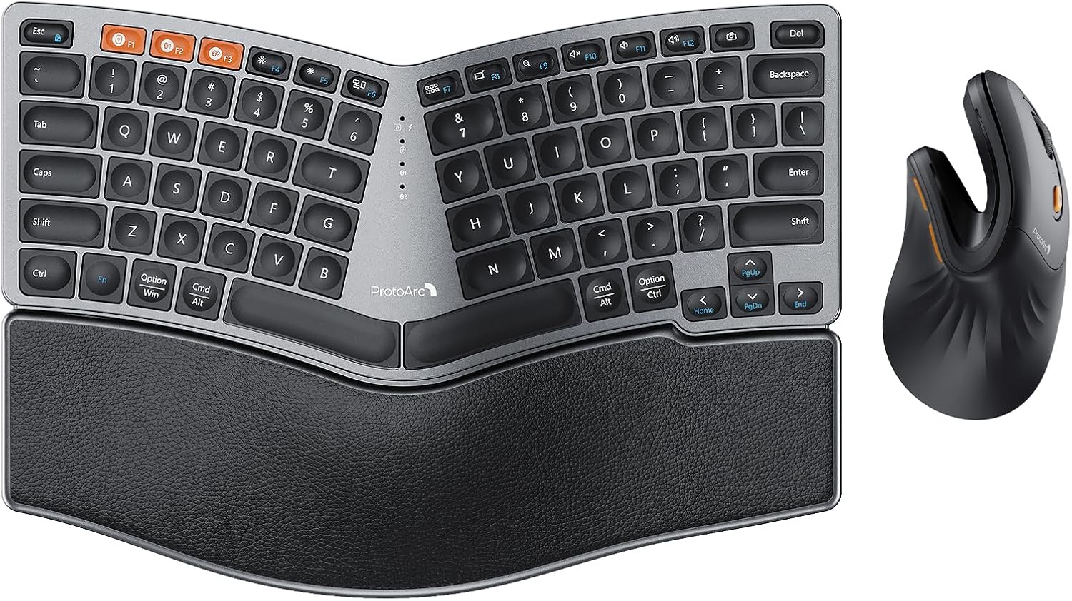 Amazon.com: ProtoArc EK04 Mini Ergonomic Keyboard and EM11 NL Ergonomic ...
