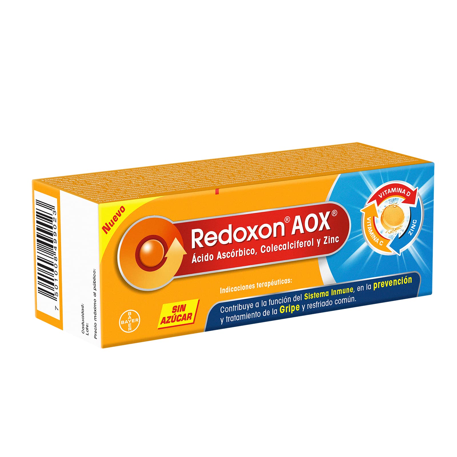 Redoxon AOX Multivitamínico con Vitamina C, Vitamina D y Zinc, 10 ...