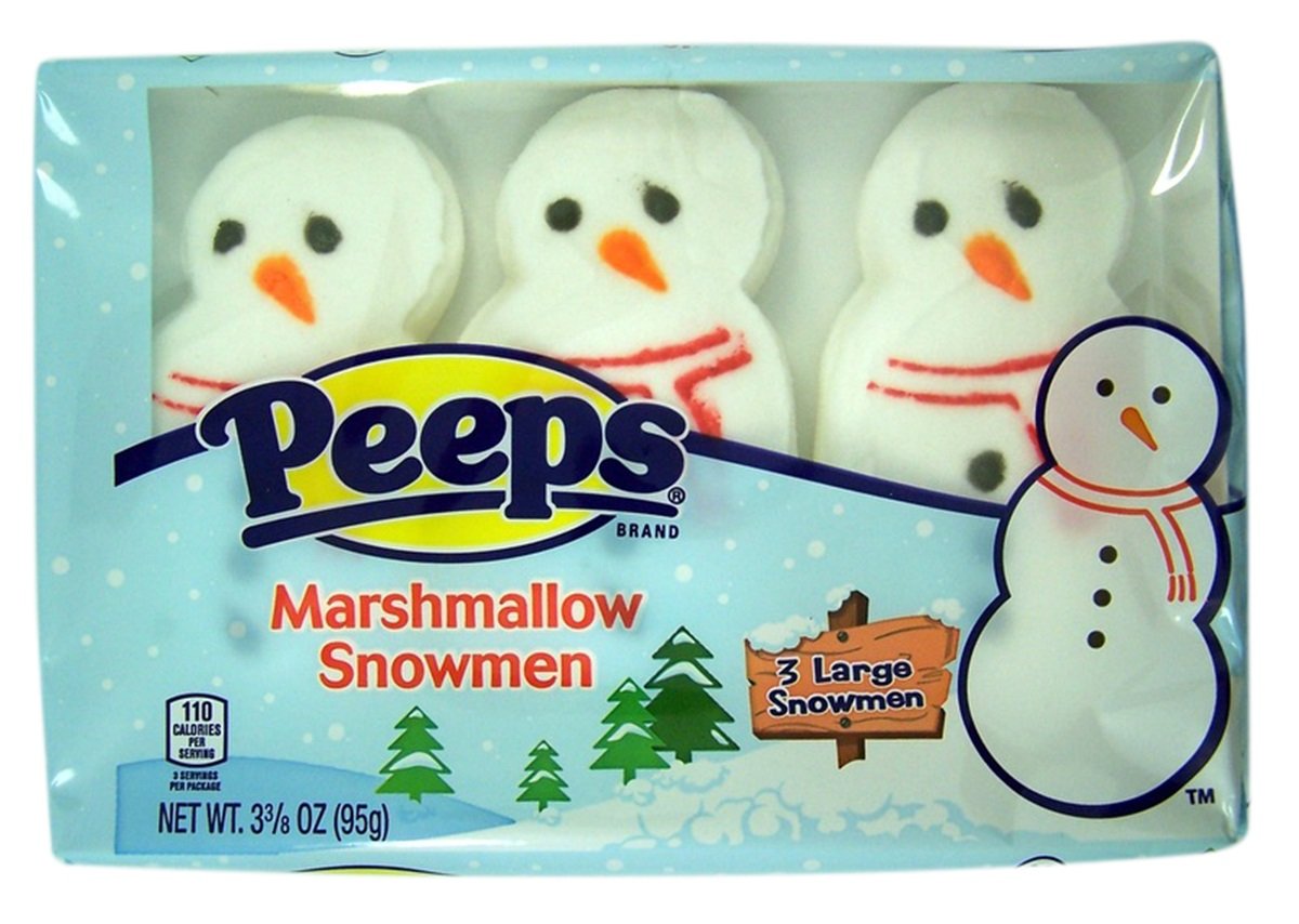 Amazon.com : Depsicable Me Minions Peeps Large Snowman 3 Pack : Grocery ...
