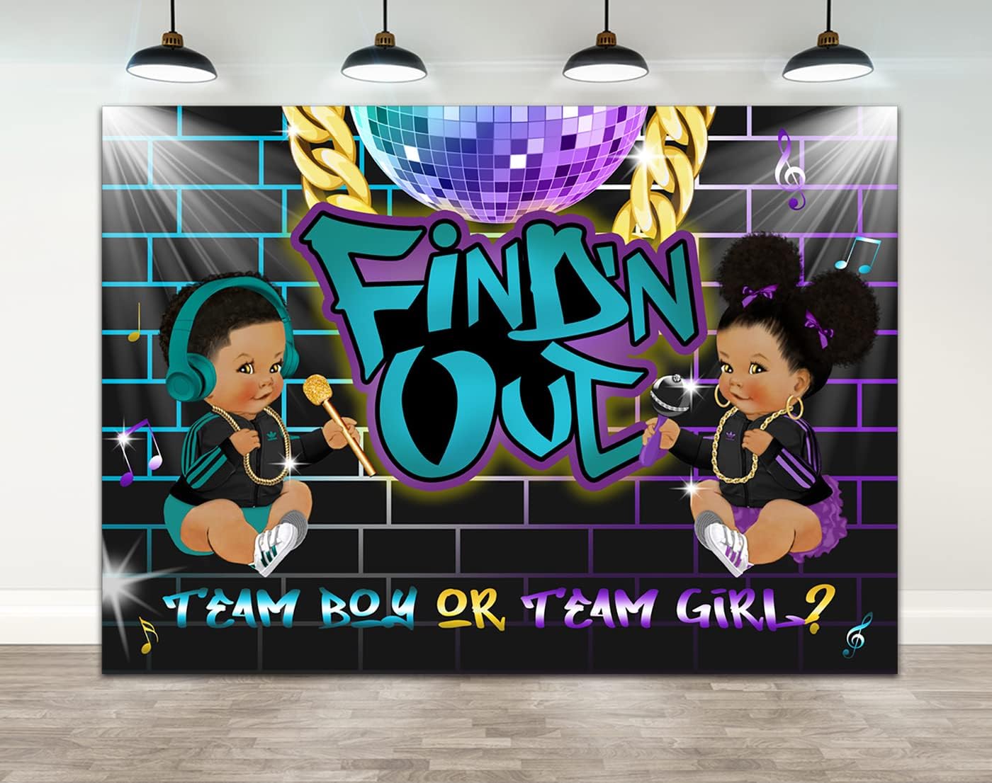 Amazon.com : Ticuenicoa 7×5ft Find'N Out Gender Reveal Party Backdrop ...