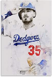 Amazon.com: GSDGH Baseball Player Superstar Cody Bellinger Sports ...