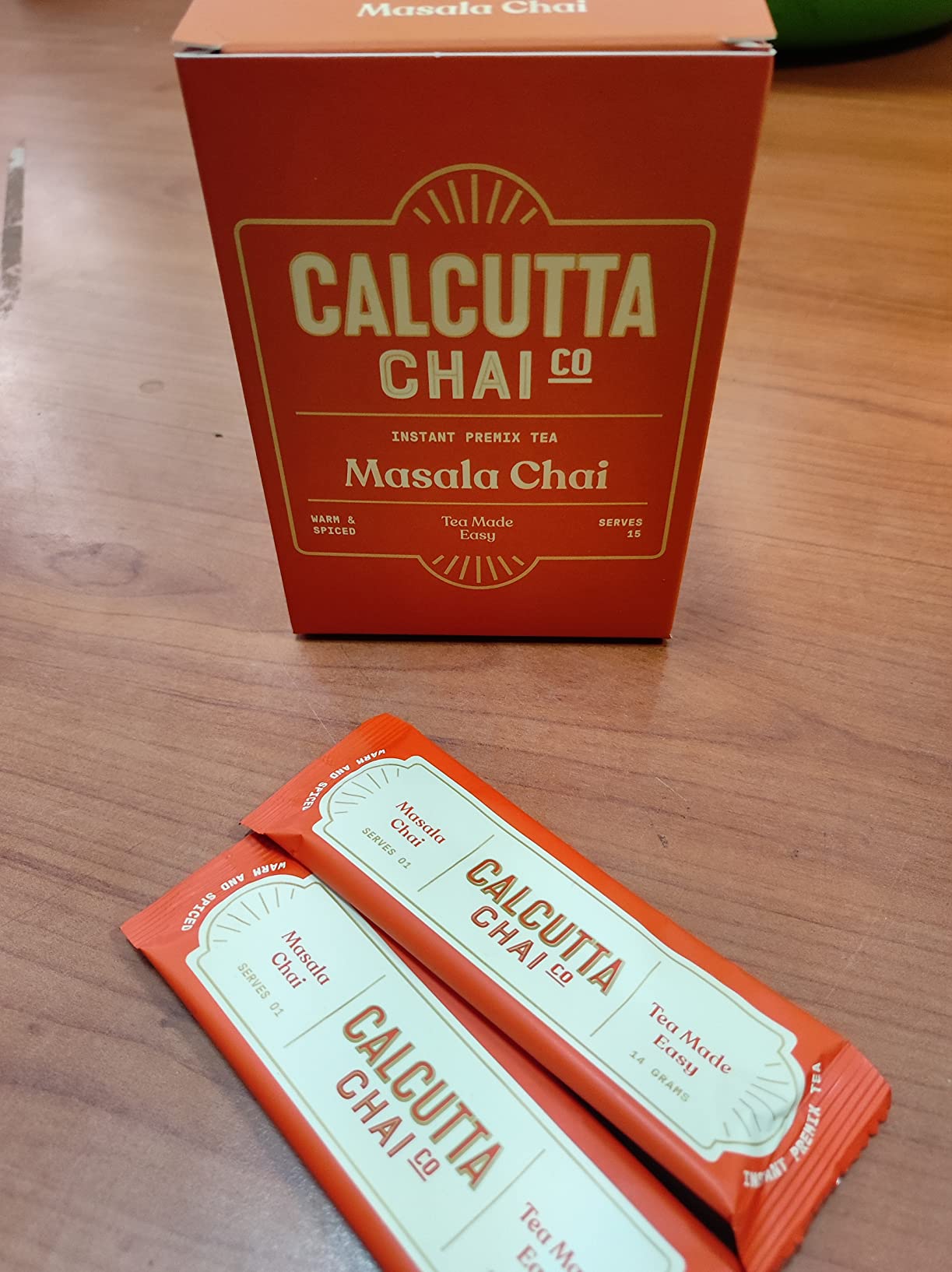 Calcutta Chai Co - Masala Chai | Instant Tea Premix | 15 Sachets | 210g ...