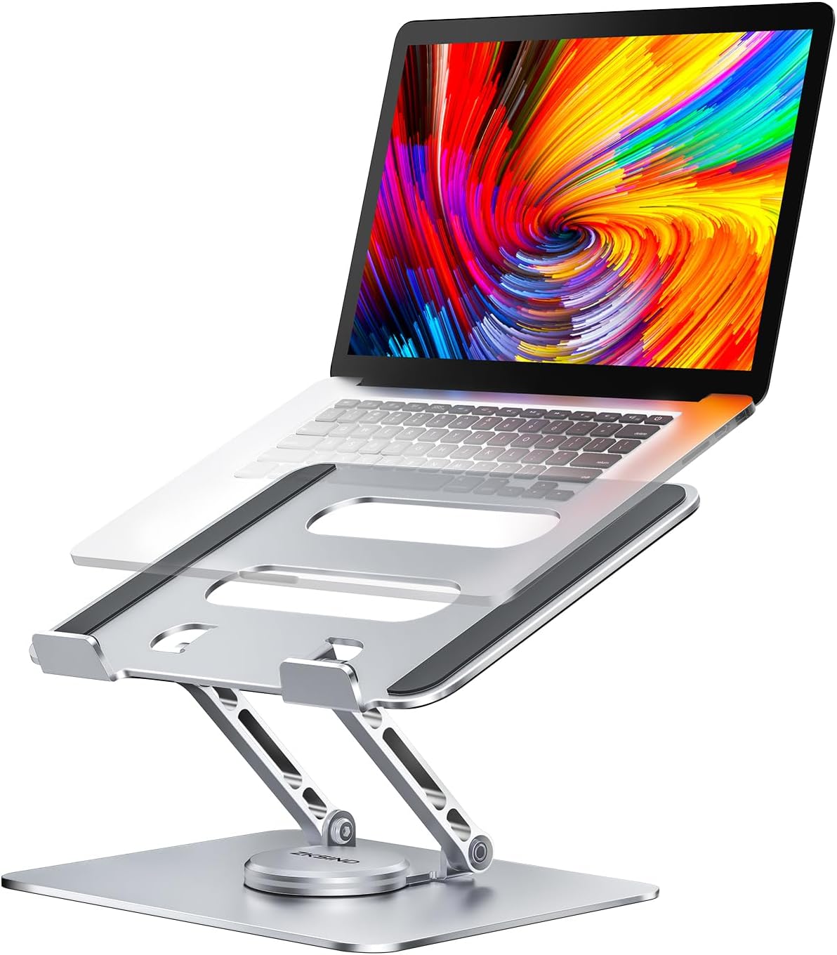 Amazon.com: Adjustable Laptop Stand with 360° Rotating Base, ZKSIND ...