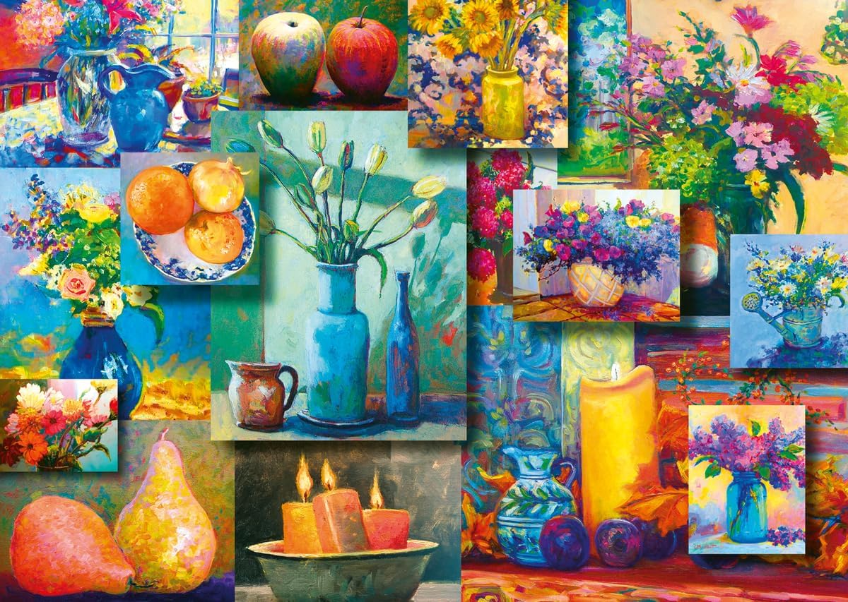 Amazon.com: Wonder Forge Still Life Beauty 1000 Piece Jigsaw Puzzle for ...