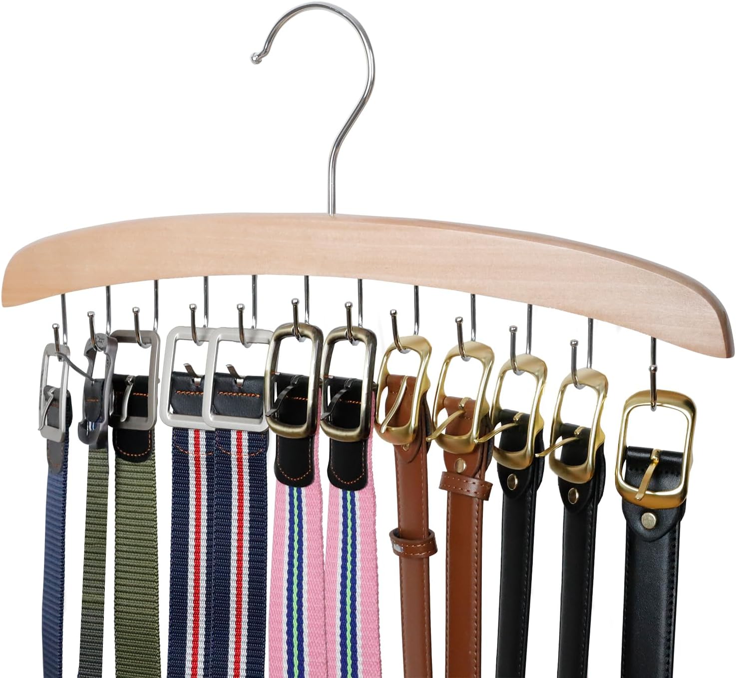 Hangerworld - Cintre porte ceintures/accessoires en bois de cèdre ...