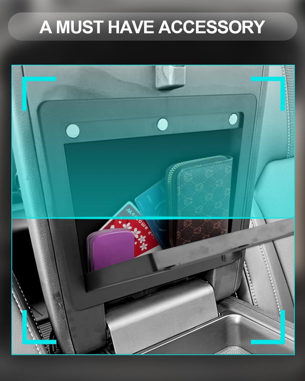 Snapklik.com : CDEFG For 2026 Honda Passport Center Console Organizer ...