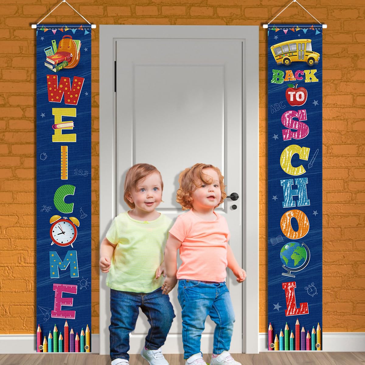 Snapklik.com : Welcome Back To School Porch Sign Supplies Back To ...