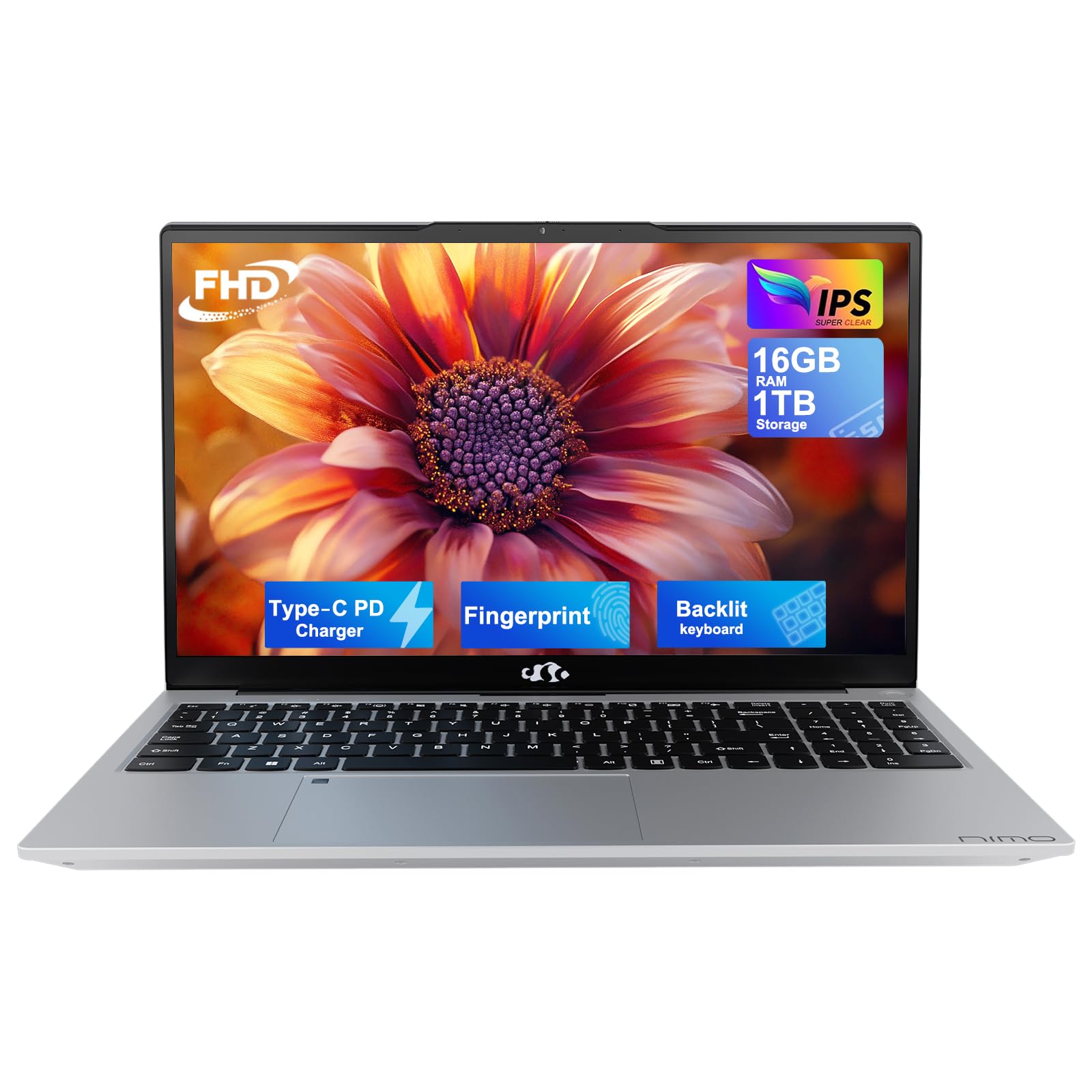 Snapklik.com : NIMO 15.6 FHD IPS Student-Laptop Computer