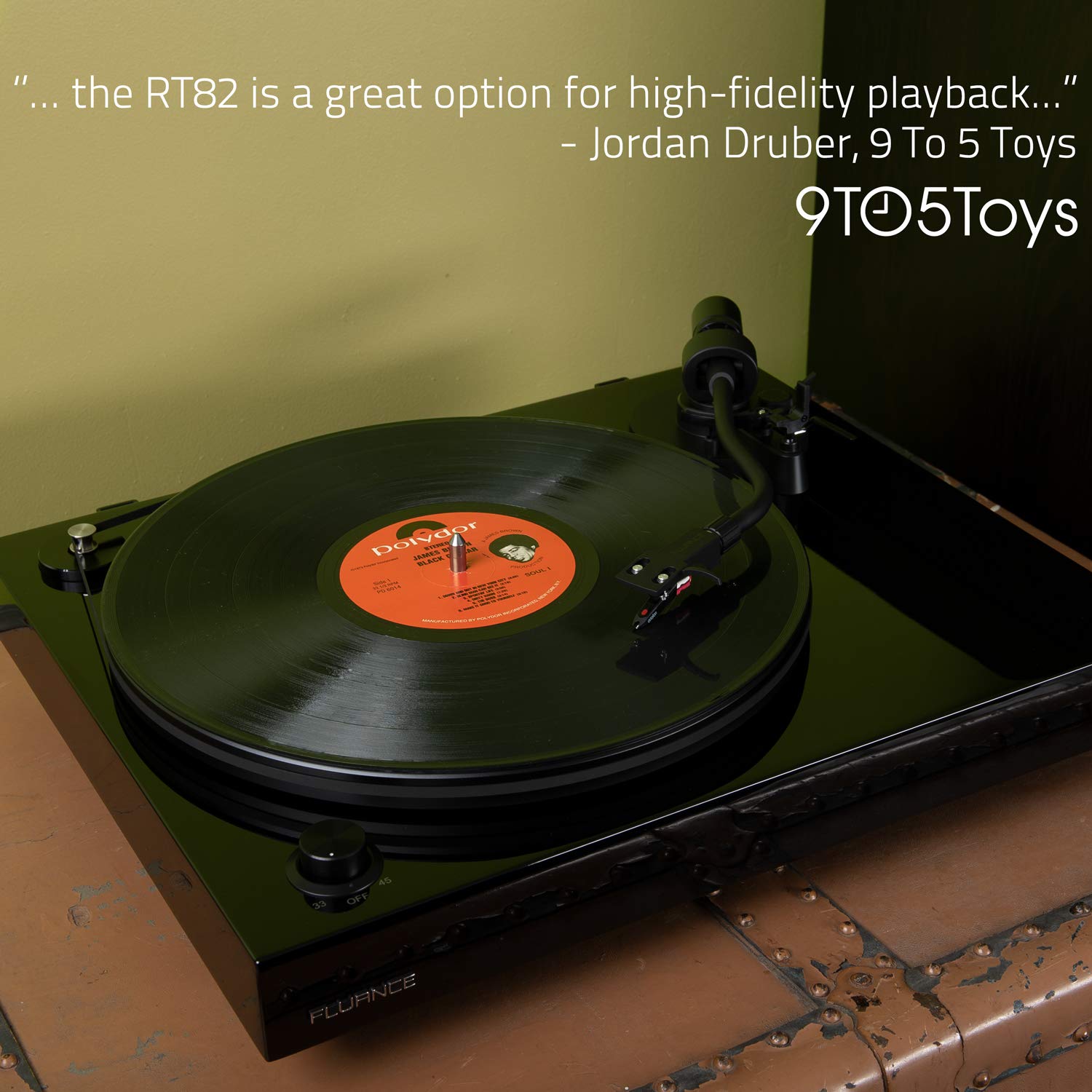 Fluance RT82 Reference High Fidelity Vinyl Turntable Record Player with ...