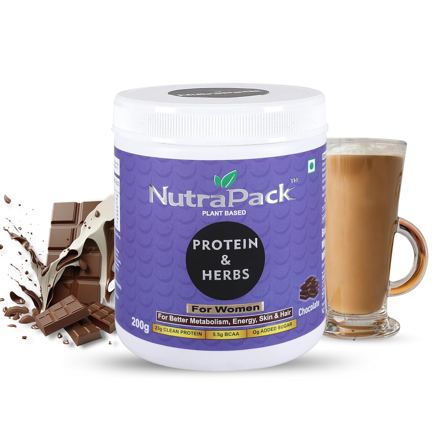 Nutrapack Protein Powder for Women for Weight Control- Chocolate ...