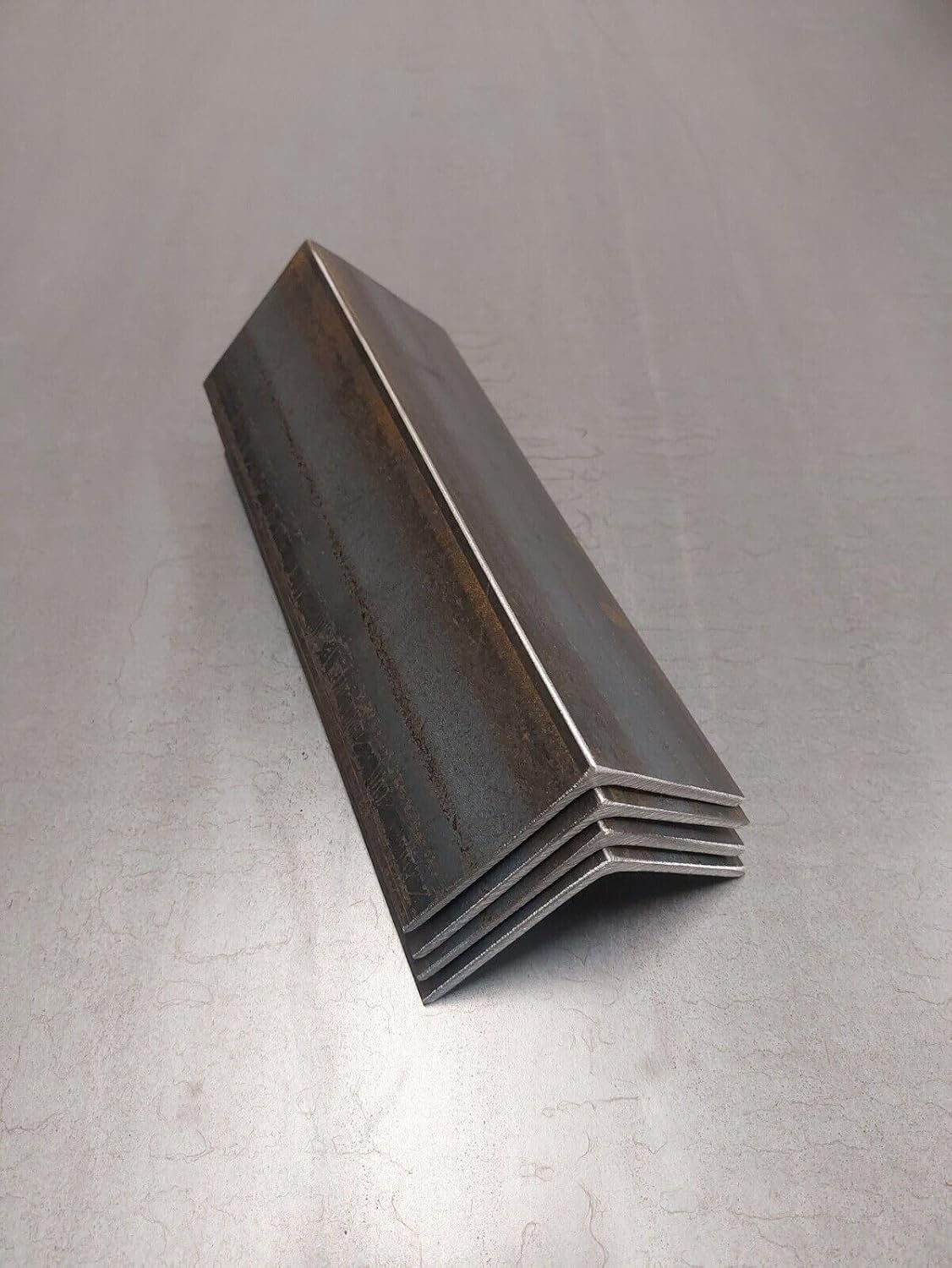 Amazon.com: 3"x3"x 3/16" Steel Angle Iron 10in Length, 4 Pieces ...