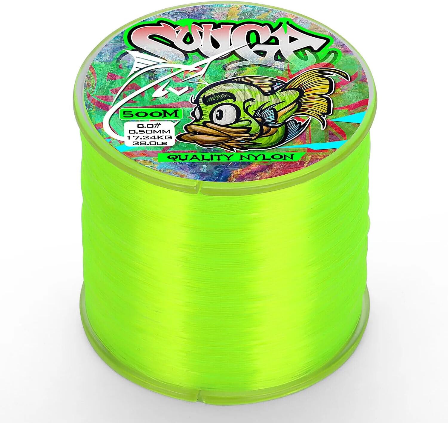 Amazon.com : LHSMYXGS 500m Nylon Fishing Line Monofilament Line Fishing ...