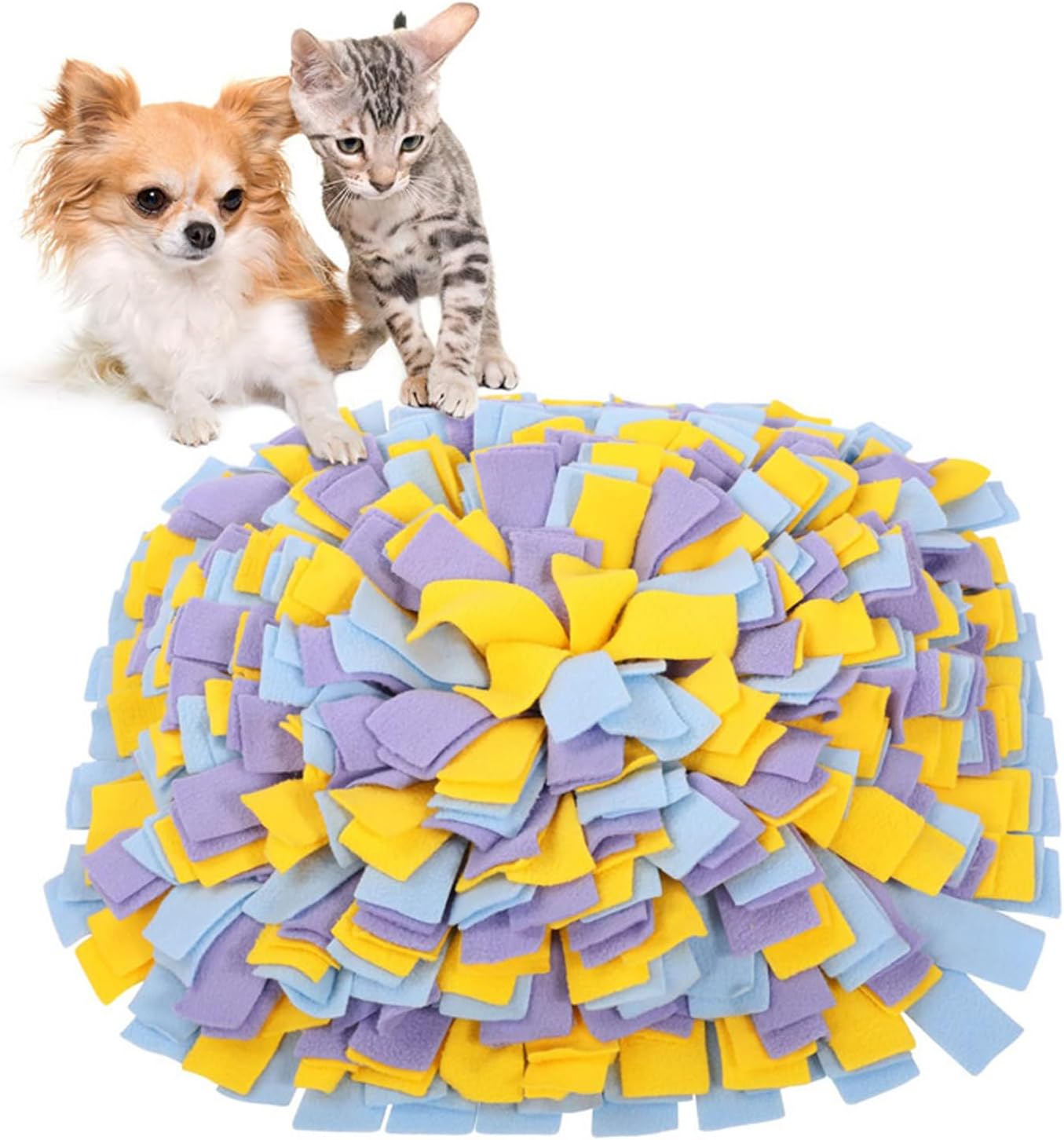 Amazon.com: Small Animal Snuffle Mat Fleece Foraging Mats Interactive ...